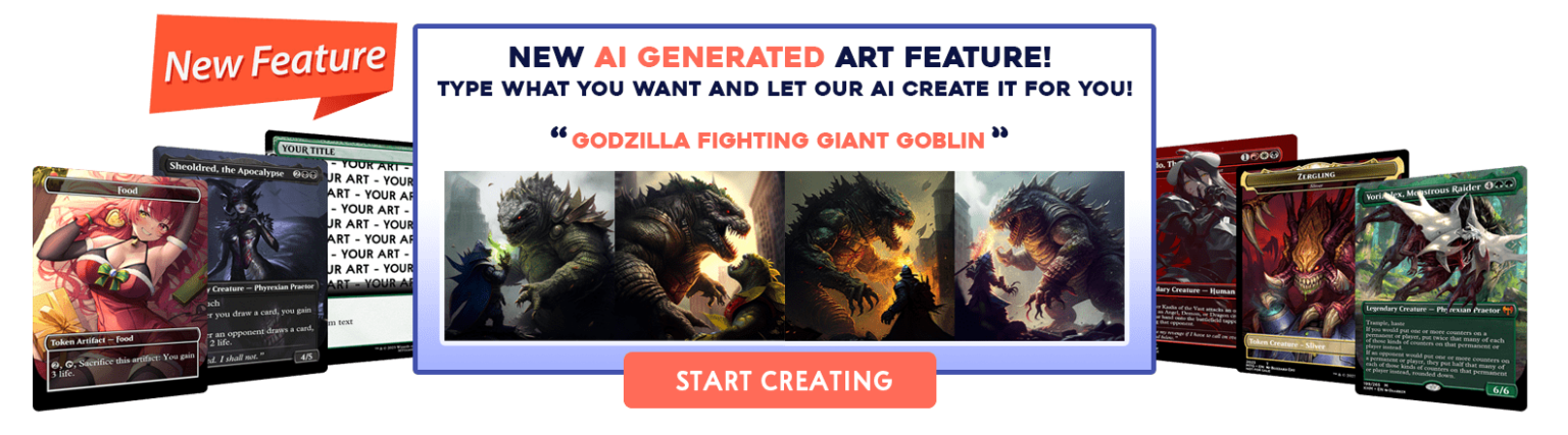 The Free Custom MTG Card Creator Tool - MTGCardBuilder